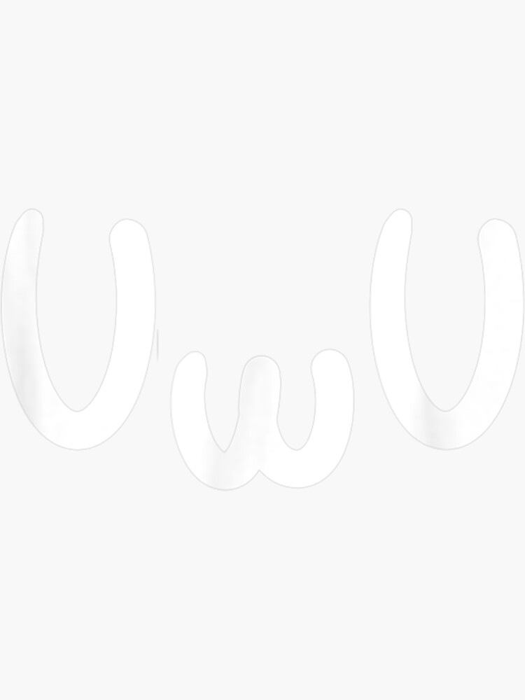 "UWU Face / Cute Kawaii Japanese Anime Lover" Sticker for Sale by ...