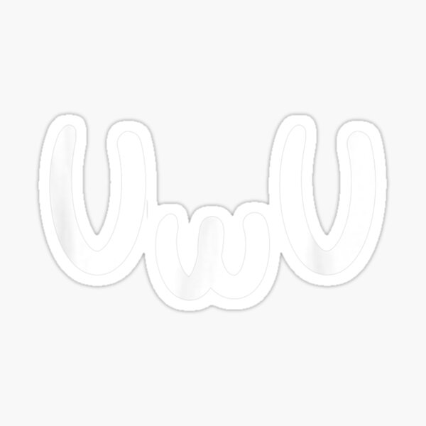 "UWU Face / Cute Kawaii Japanese Anime Lover" Sticker for Sale by ...