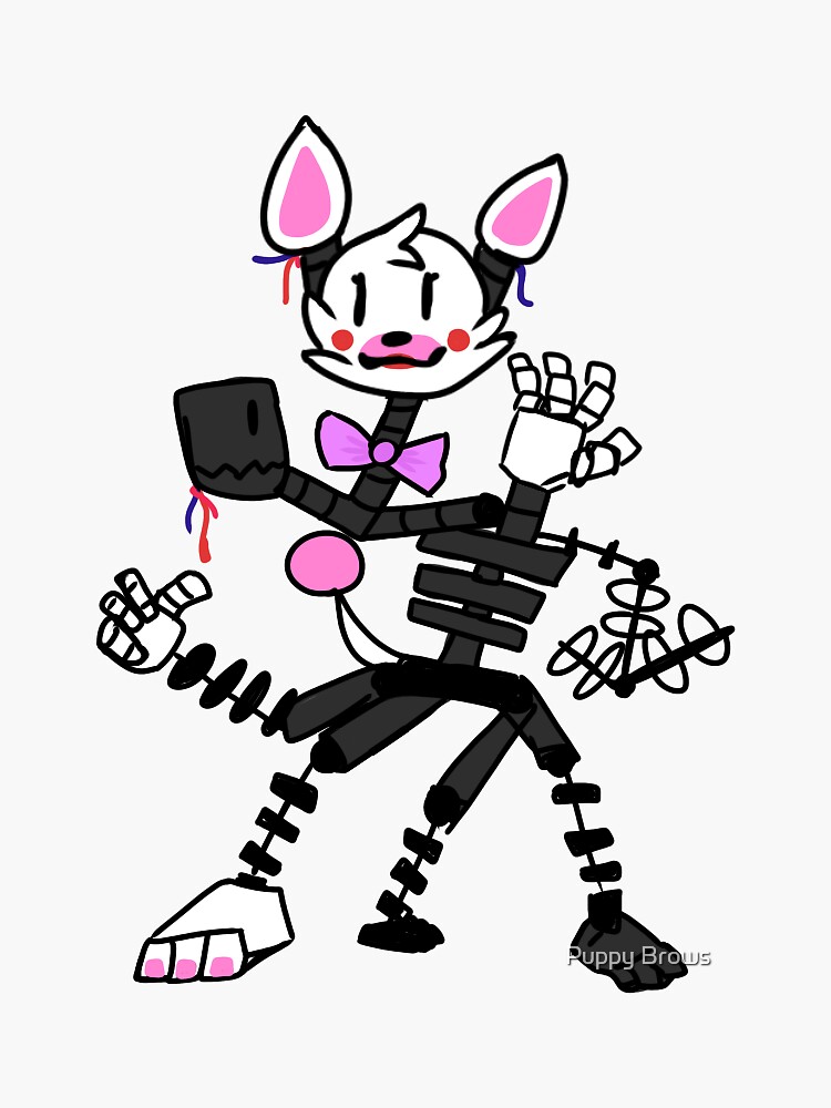"Cute Mangle" Sticker for Sale by Furrwolf | Redbubble