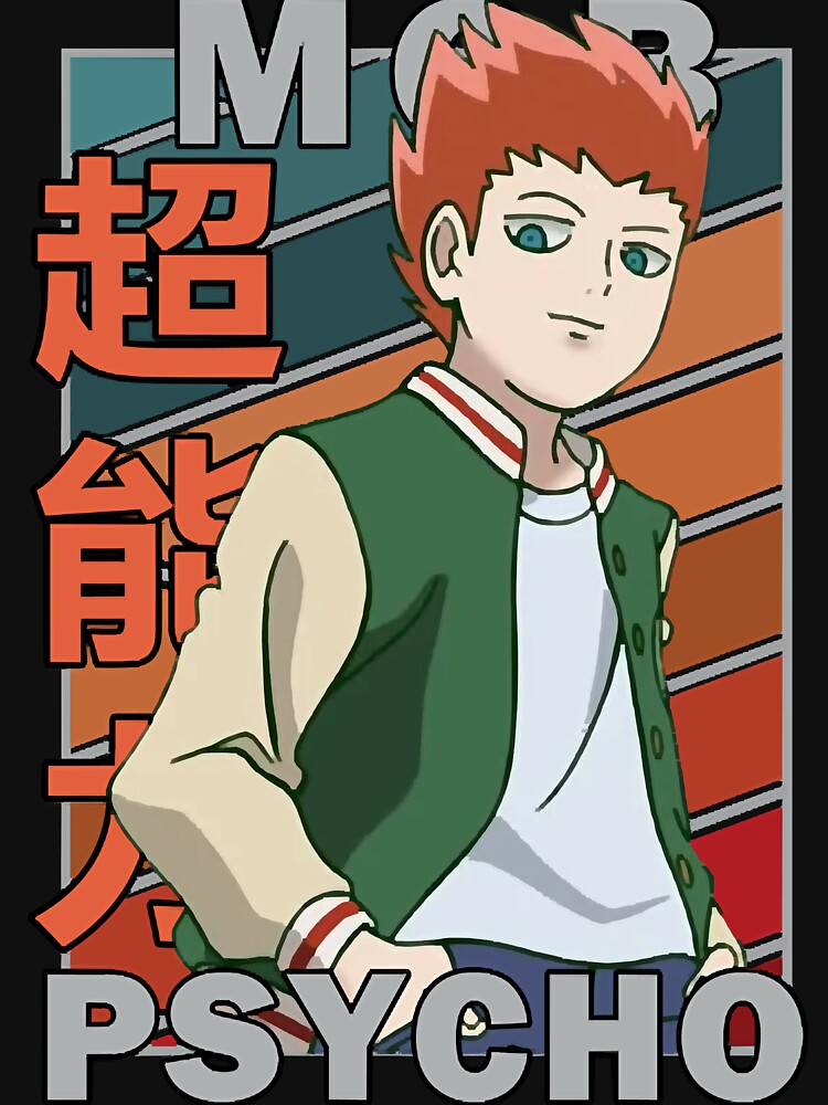 "Sho Suzuki Mob Psycho 00 Mobu Saiko Hyaku Cool Anime Retro Color ...