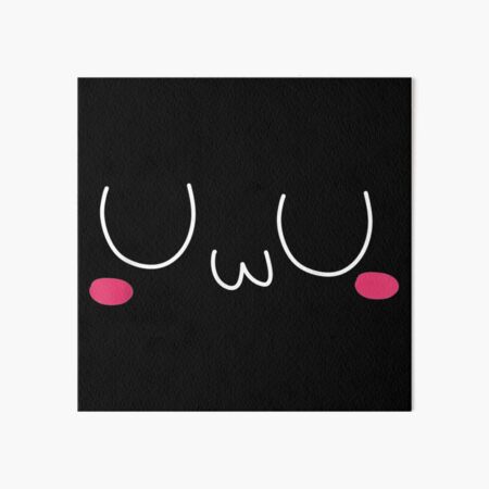"Face Meme Pink UwU" Art Board Print by mariahsterlin | Redbubble