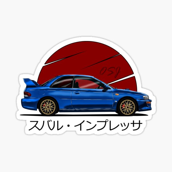 "22B Legend Edition " Sticker for Sale by oldschooljdm | Redbubble