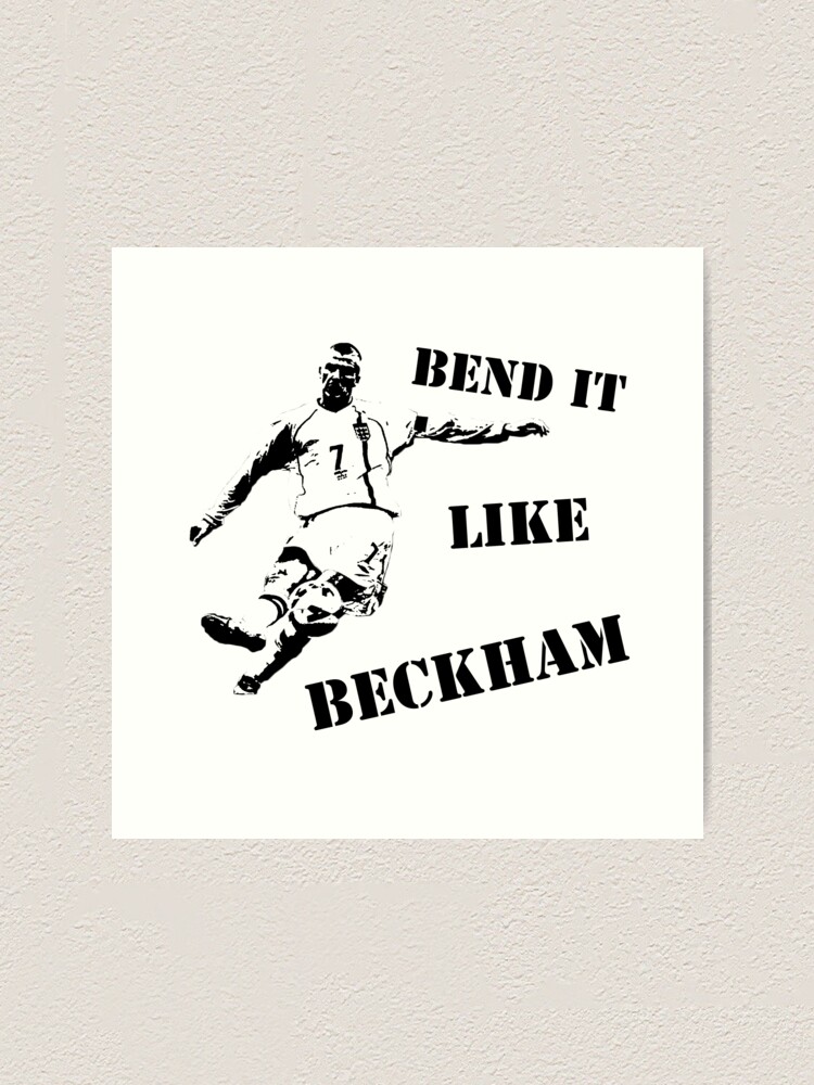 "David Beckham - Bend it like Beckham" Art Print by zed1987 | Redbubble