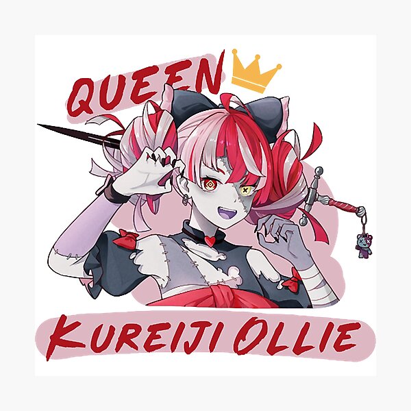 Lámina fotográfica «Hololive - Kureiji Ollie» de MarkBarne | Redbubble