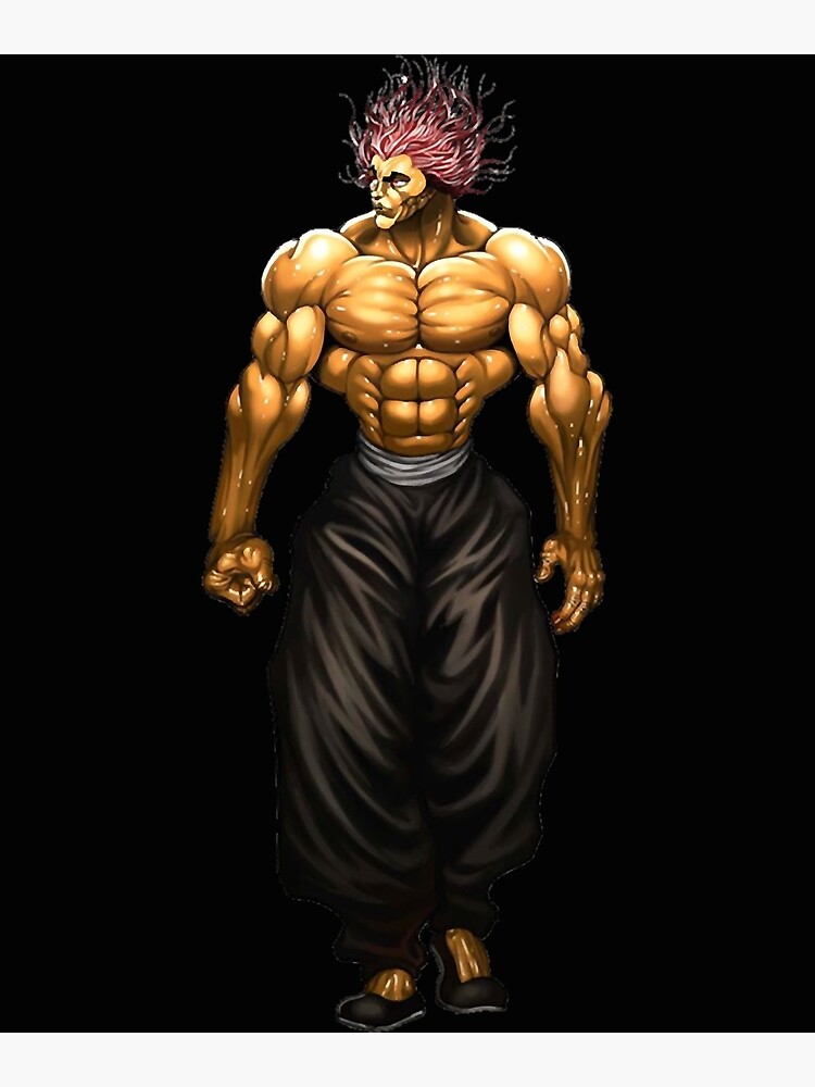 "Hanma Yujiro Sticker" Poster by carnrikeca | Redbubble