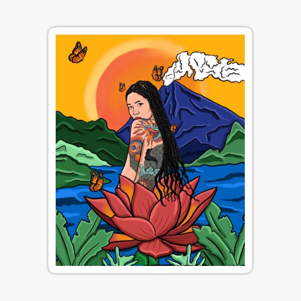 "jhene aiko efuru chilombo" Sticker for Sale by hankhand | Redbubble
