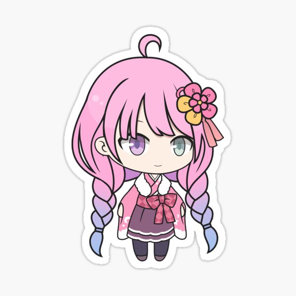 "Himemori Luna - Hololive Hanabi Costume" Sticker for Sale by KyraWaifu ...