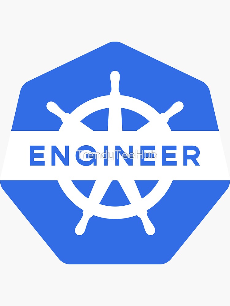 "Kubernetes engineer" Sticker for Sale by TrendyTeeHub | Redbubble