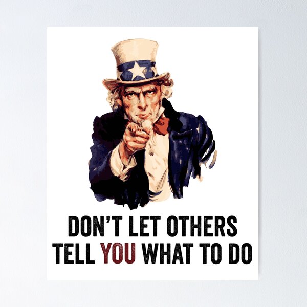 "Uncle Sam Quotes" Poster for Sale by ProjecTees | Redbubble