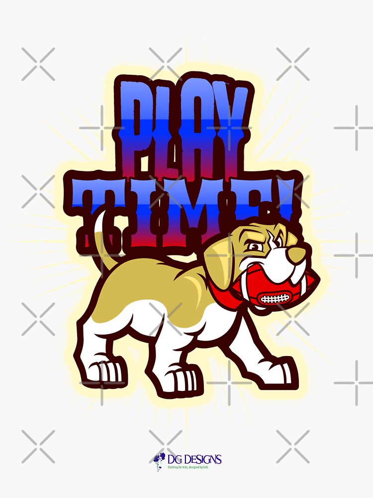 "Play Time!" Sticker by DGirls | Redbubble