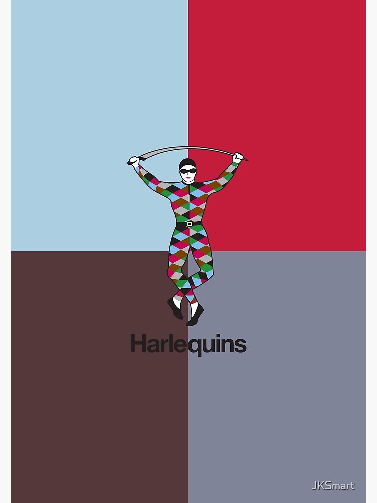 "Harlequins rugby" Poster for Sale by JKSmart | Redbubble