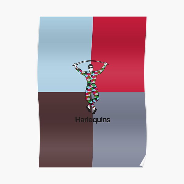 "Harlequins rugby" Poster for Sale by JKSmart | Redbubble