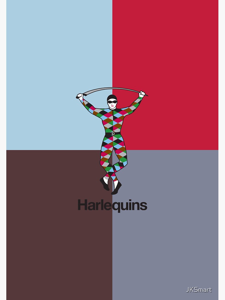 "Harlequins rugby" Sticker for Sale by JKSmart | Redbubble