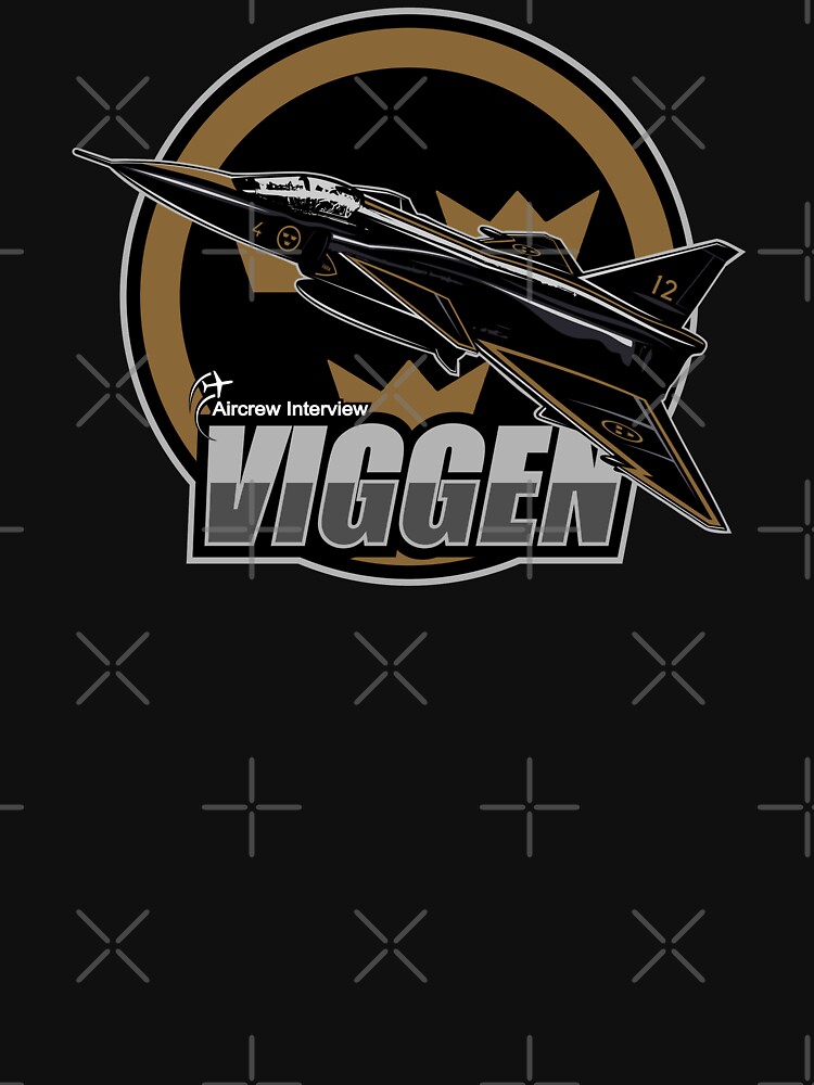 "Viggen" T-shirt for Sale by ACInterview | Redbubble | swedish viggen t ...