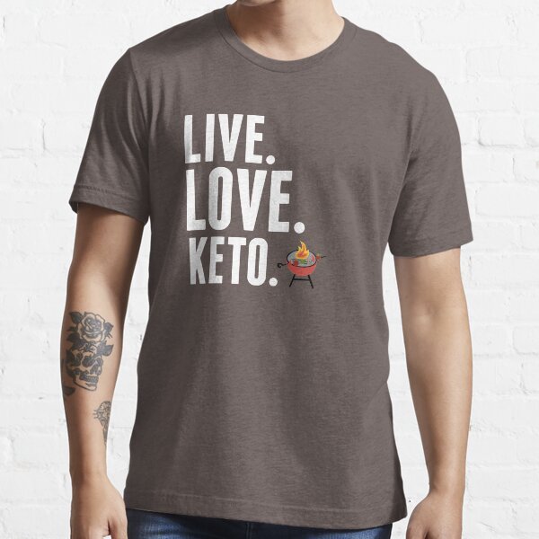 "Live. Love. Keto Ketogenic Diet T-shirt" T-shirt for Sale by WaderTees ...