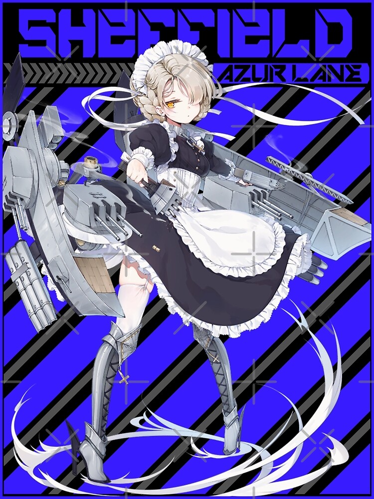 "AZUR LANE SHEFFIELD" Poster for Sale by VotreVPX | Redbubble
