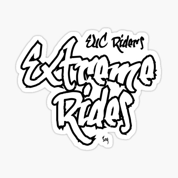 "Extreme rides euc riders" Sticker for Sale by soycreative | Redbubble
