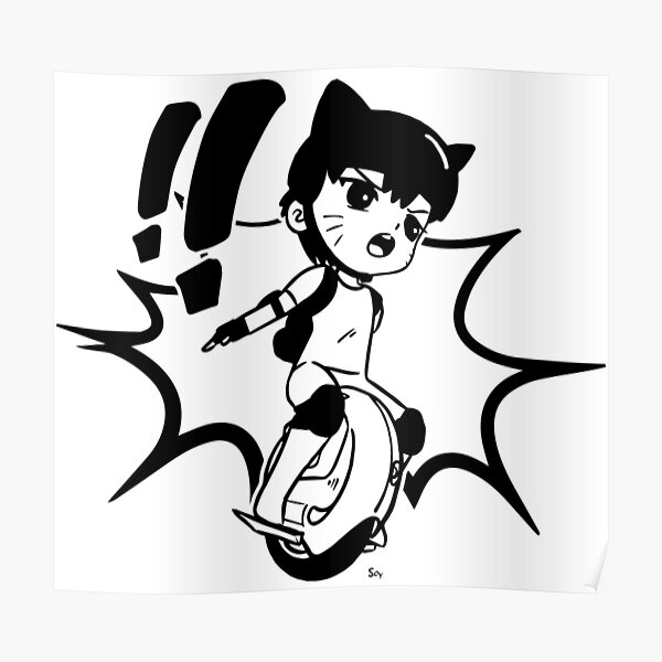 "Manga girl euc rider" Poster by soycreative | Redbubble