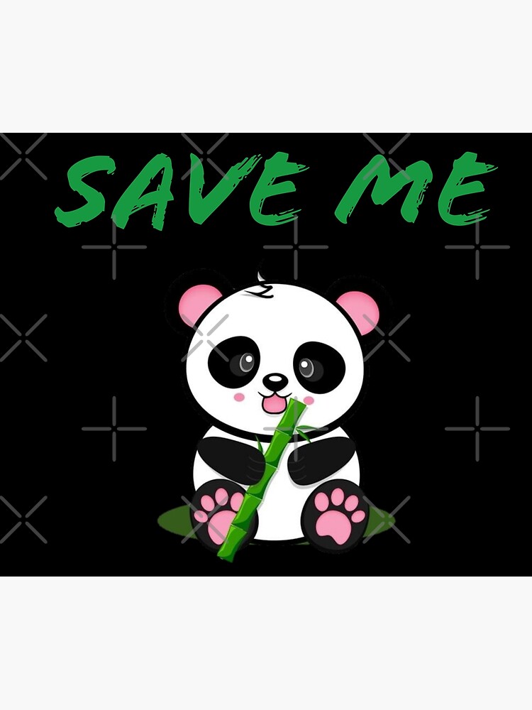 "Save The panda" Poster for Sale by Souad1 | Redbubble
