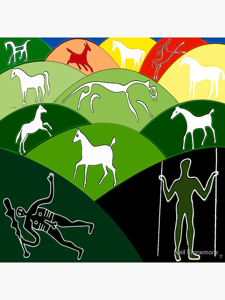 "CHALKHILLS and MYTHS 2" Sticker for Sale by FieryFinn77 | Redbubble