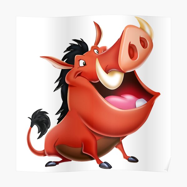 Posters sur le thème Pumba | Redbubble