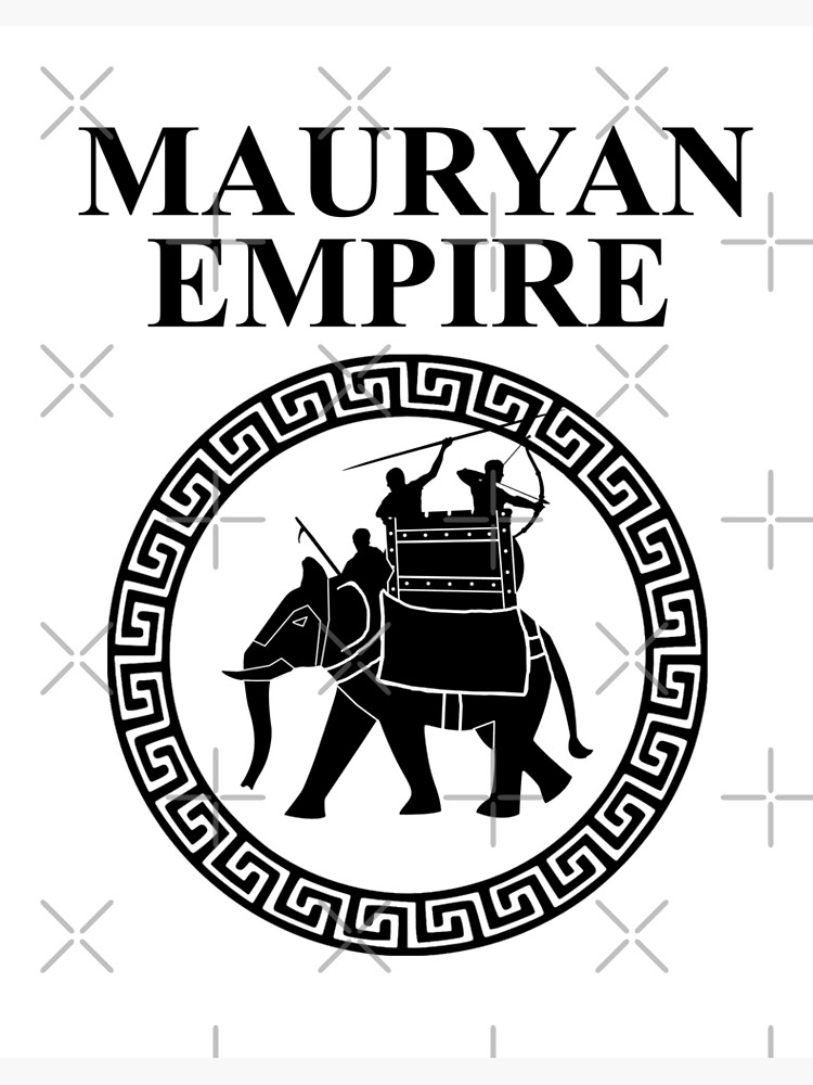 "Mauryan Empire Ancient Indian Kingdom of Maurya War Elephant" Art ...