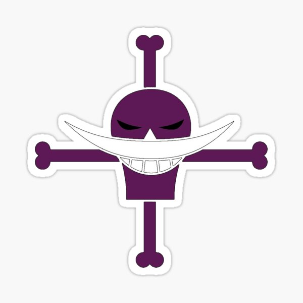 "One piece - Shirohige" Sticker for Sale by AntonMonge | Redbubble