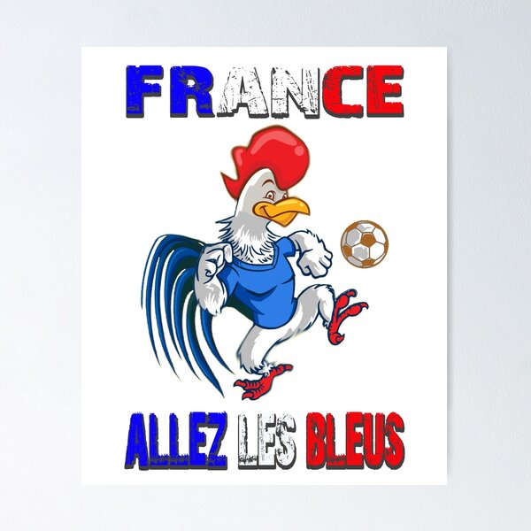 Póster for Sale con la obra «Allez Les Bleus France Soccer Fútbol 2021 ...