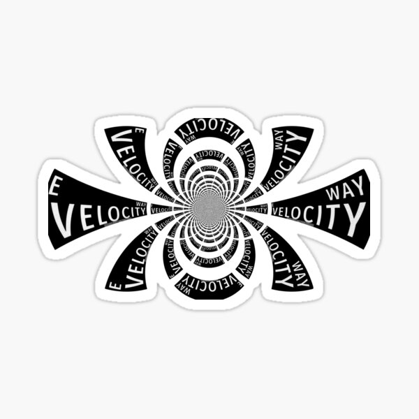 "Velocity - Velocity" Sticker for Sale by asphaltimages | Redbubble