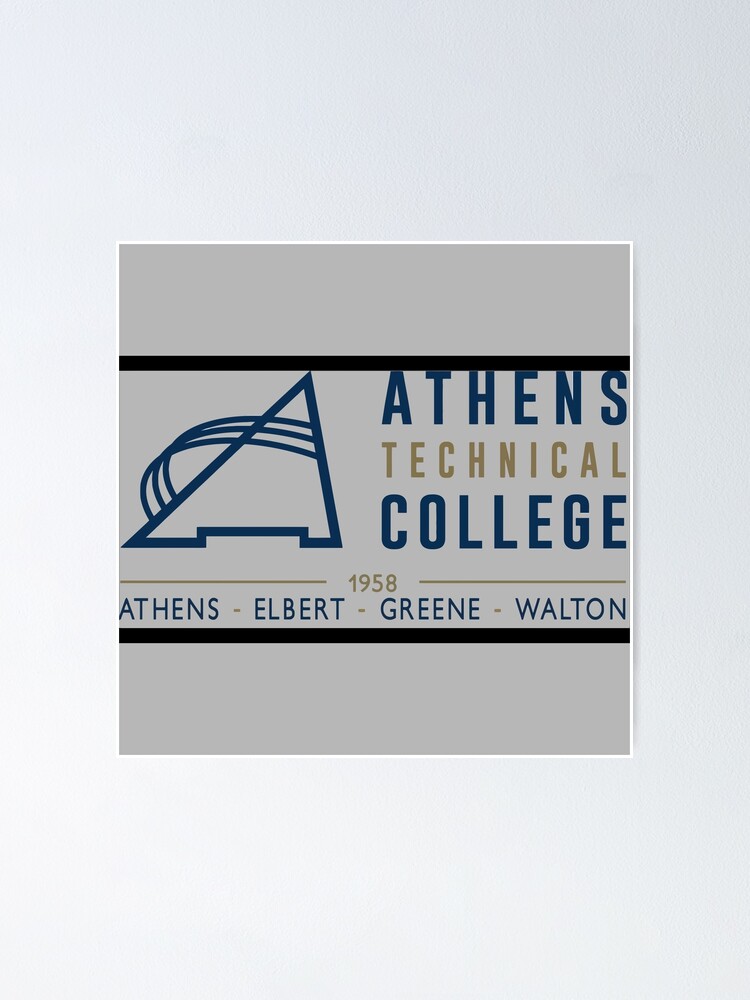 "Athens Tech College Art Logo2" Poster for Sale by TheLiner | Redbubble