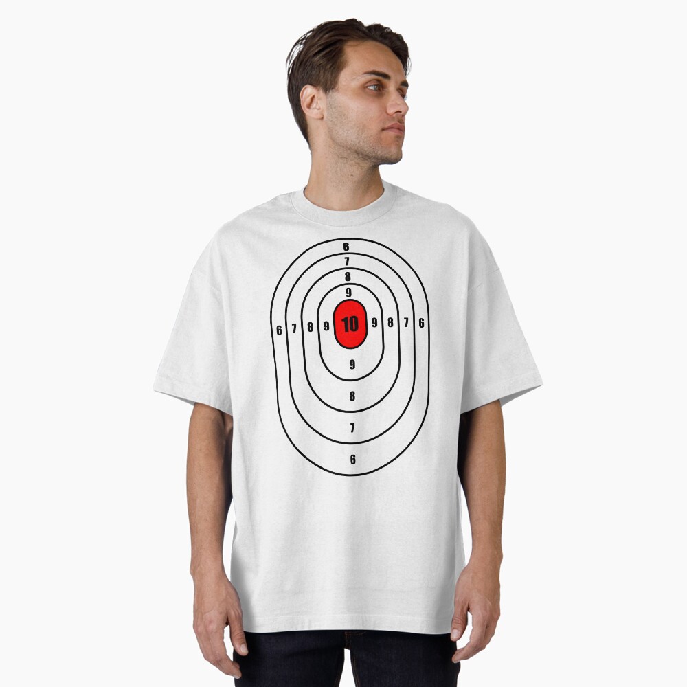 "Oval shooting target" Sticker for Sale by dima-v | Redbubble
