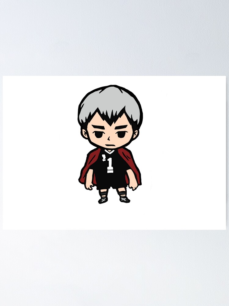 "Chibi Kita Shinsuke Haikyuu Inarizaki" Poster for Sale by Crispalline ...
