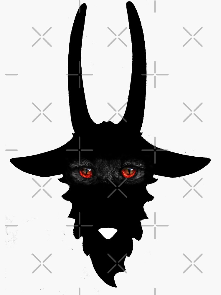 "Shadow Goat" Sticker for Sale by CalvinMade | Redbubble