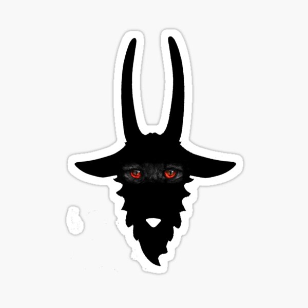 "Shadow Goat" Sticker for Sale by CalvinMade | Redbubble