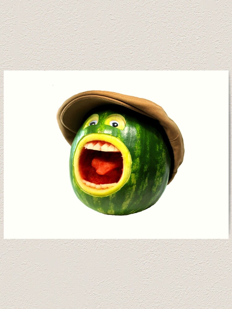 Watermelon Man Memes Funny Watermelon Man Viagra Joke Poster | Zazzle