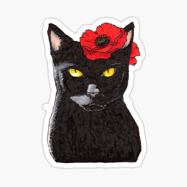 "POPPY" Sticker by juliawaters | Redbubble