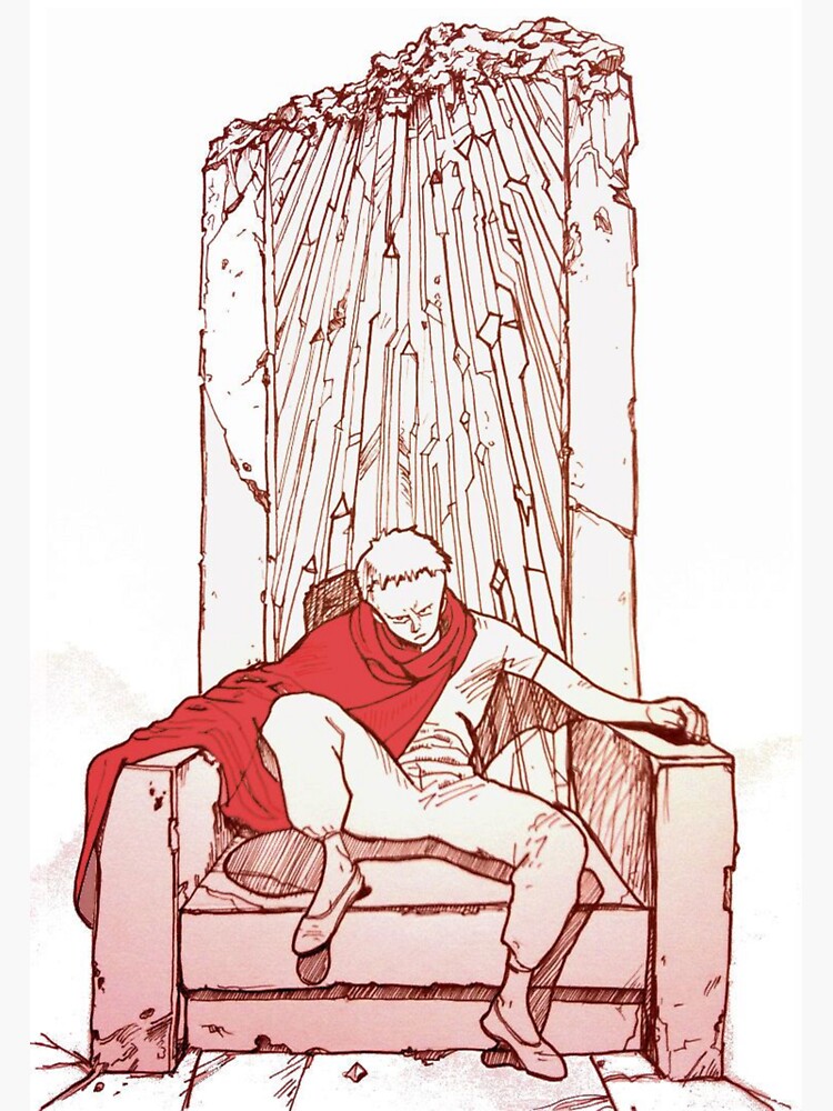 "Akira Tetsuo Throne" Sticker for Sale by youngweezing | Redbubble