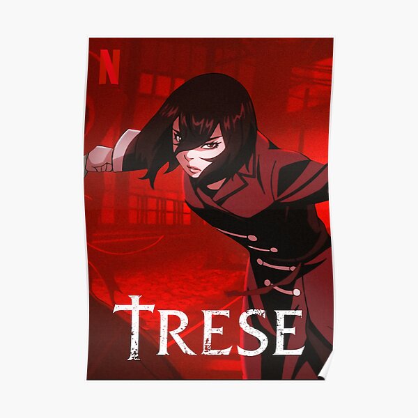 "New Movie Anime || TRESE " Poster by hubbardkaren | Redbubble
