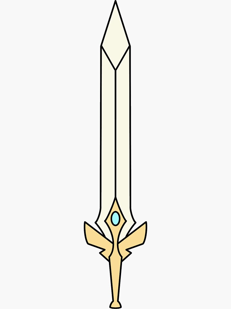 "She-Ra season 5 sword" Sticker for Sale by sorryitsjustem | Redbubble