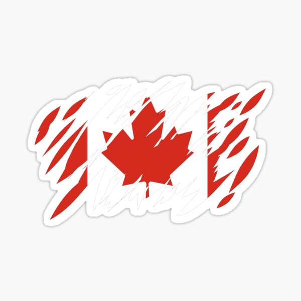 "Ripped Canada Flag" Sticker for Sale by TwistedEarth | Redbubble