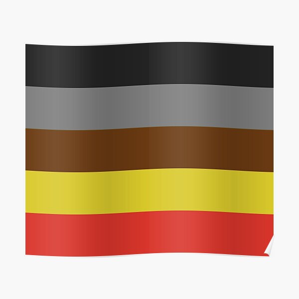 "Apegender Pride Flag" Poster by FallenFeline | Redbubble