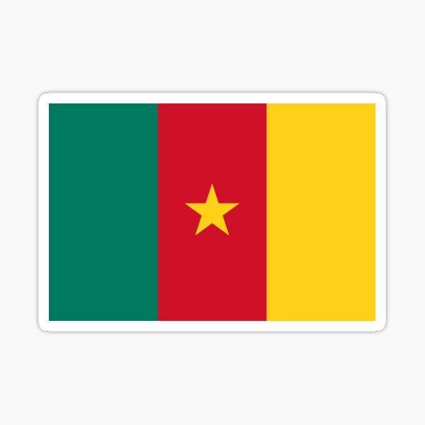 "Cameroon Flag" Sticker for Sale by FlagsOnStuff | Redbubble