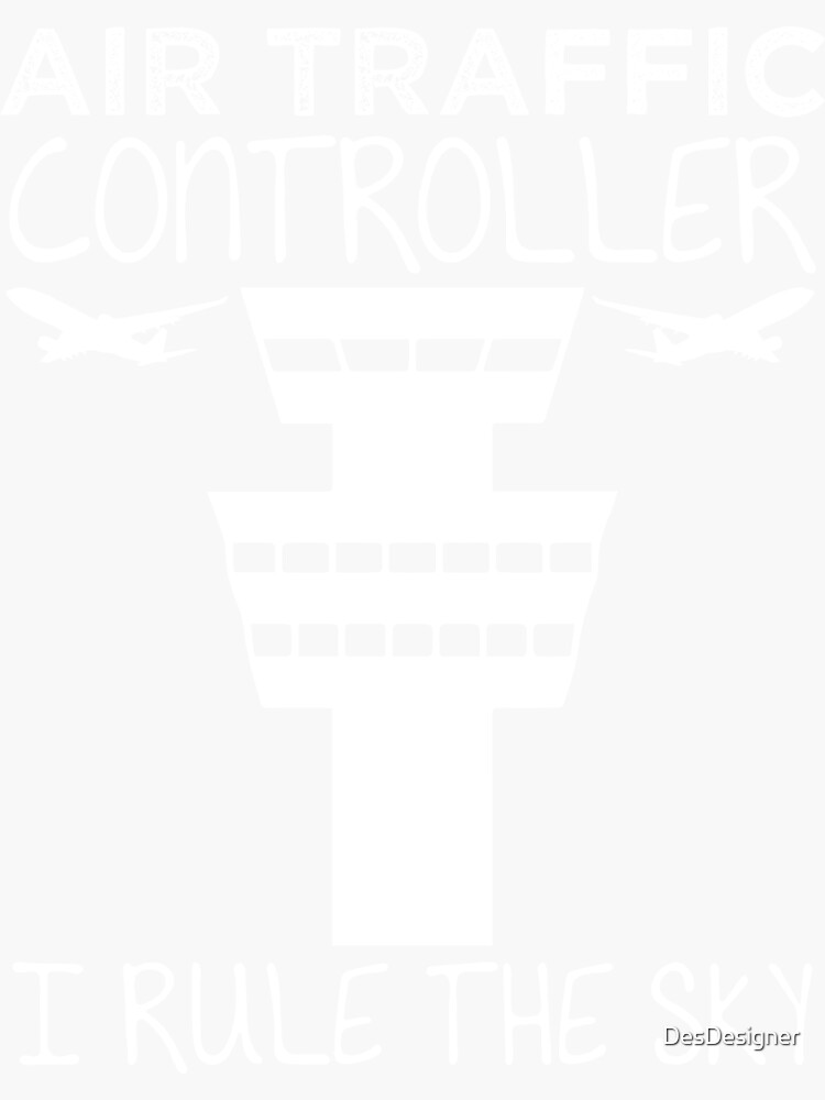"Air Traffic Controller Pun Joke Flight Control" Sticker for Sale by ...