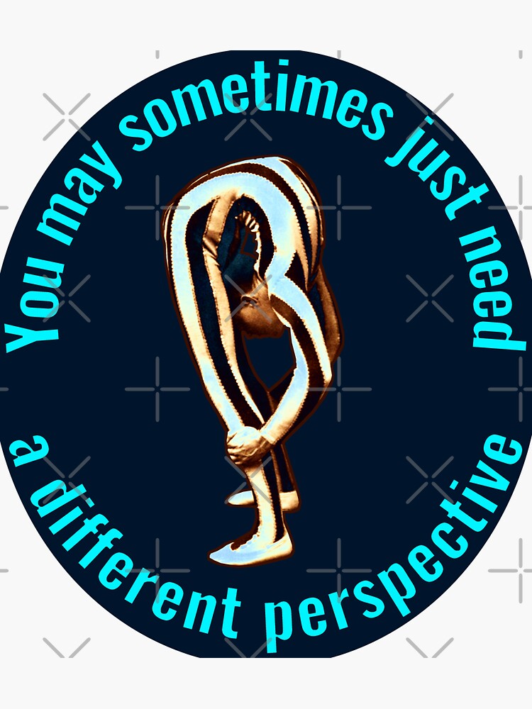 "Change Your Perspective" Sticker for Sale by Eklectikos | Redbubble