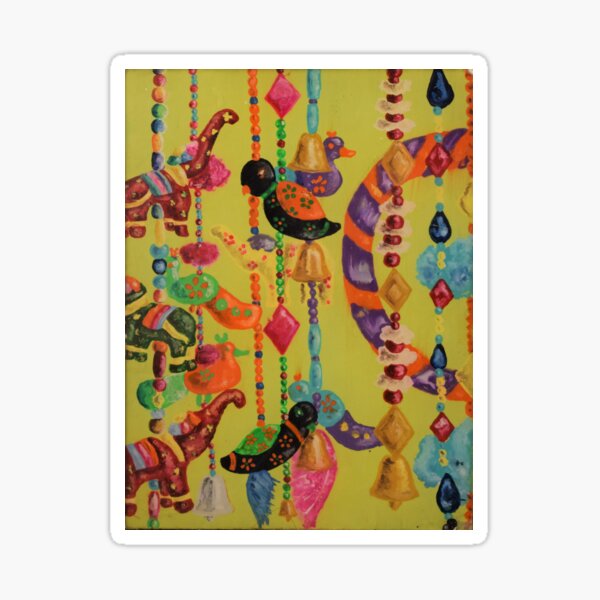 "Traditional Indian Rajasthani decoration " Sticker by p-tushti | Redbubble