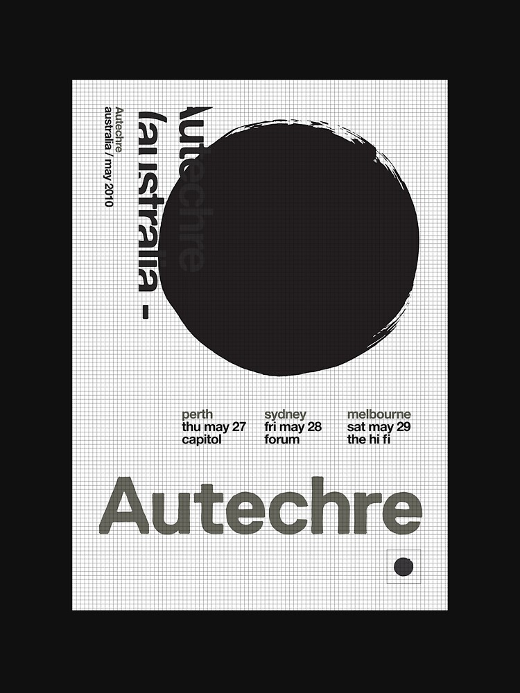 "Autechre Graph Paper" T-shirt for Sale by slowrotation | Redbubble ...