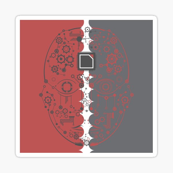 "robocop mask" Sticker for Sale by MagdalenaRulez | Redbubble