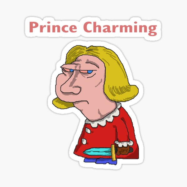 "Prince Charming" Sticker for Sale by AyseAkcay | Redbubble