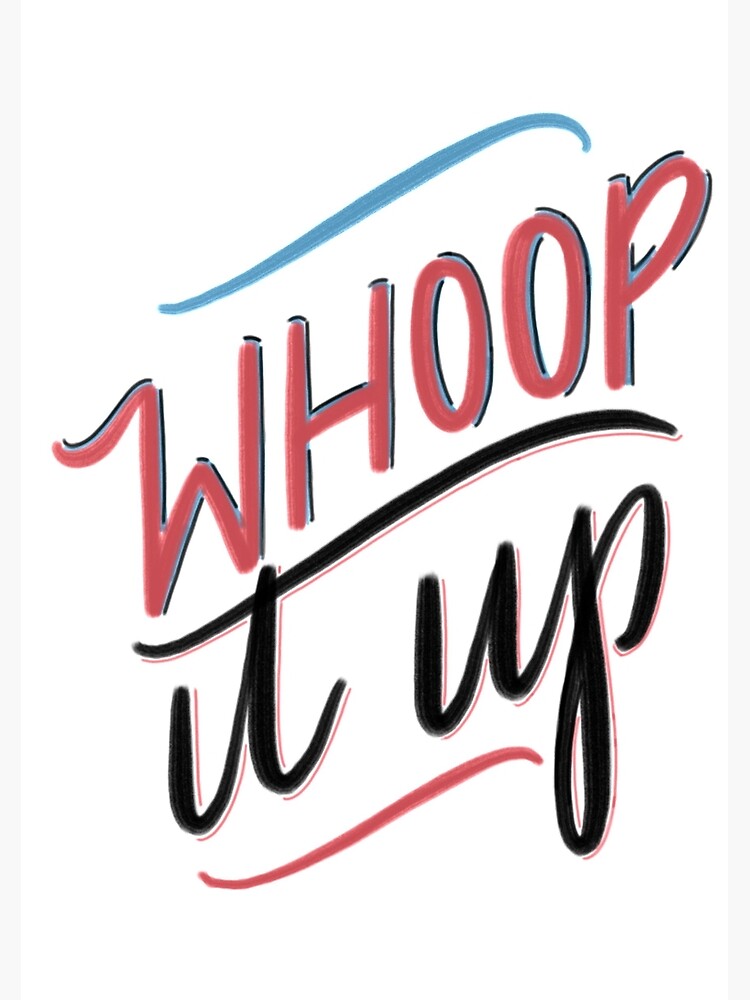 "Whoop It Up!" Spiral Notebook for Sale by omcook | Redbubble