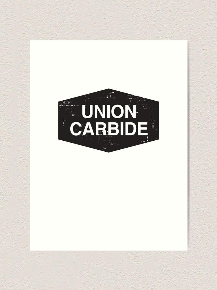 "Union Carbide Oil Vintage Distressed Logo" Art Print for Sale by ...